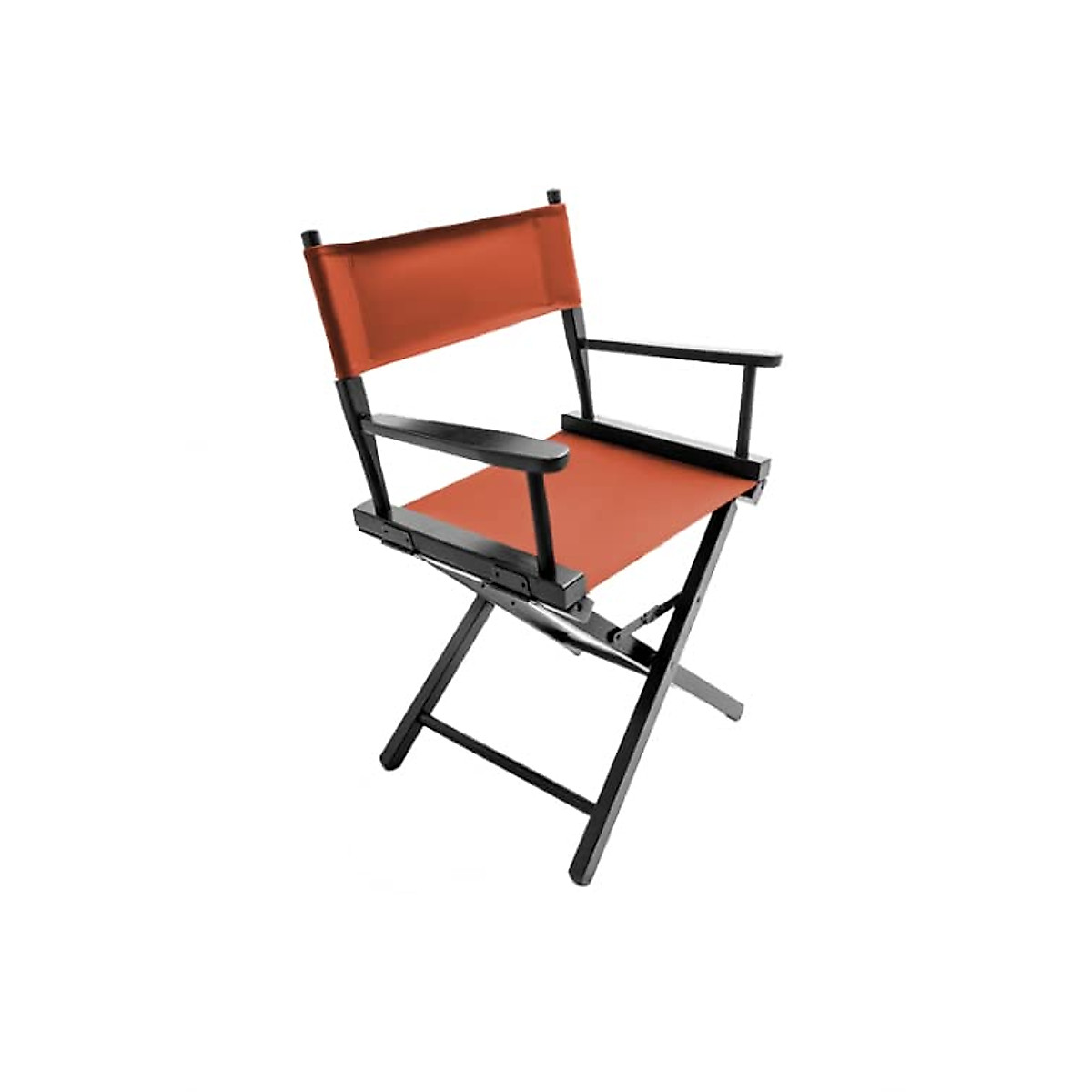 Gold Medal Contemporary Director’s Chair - Black (24", Berry Red)