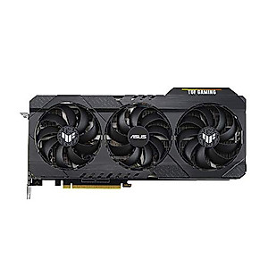 ASUS TUF Gaming NVIDIA GeForce RTX 3060 Ti OC Edition Graphics Card (PCIe 4.0, 8GB GDDR6, HDMI 2.1 , DisplayPort 1.4a, Dual Ball Fan Bearings, Military-Grade Certification, GPU Tweak II), Black