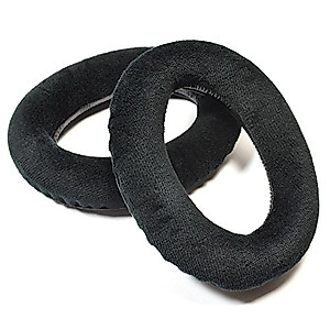 Replacement Earpad Cushions + Inside Tone Tuning Foam Pads for Sennheiser HD600, HD650, HD545, HD565, HD580, Headphones with ITIS Cable Clip