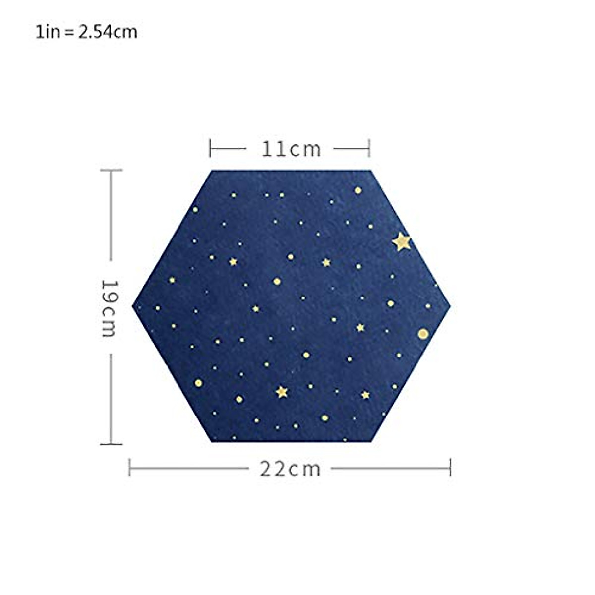 DIY Starry Felt Cork Board Message Board Photo Wall Background Wall Refrigerator Sticker, Used for Note Pictures, Photos, Home Office Classroom Decoration