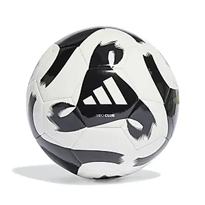adidas Unisex-Adult Tiro Club Ball, White/Black, 4