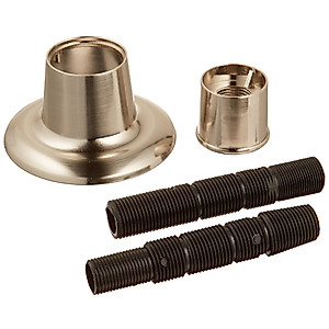 Danco 10313 Universal Adjustable Flange and Nipple, Brushed Nickel