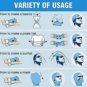 YAN XUAN 1PCS Ear Loops Neck Gaiter Balaclava Bandana Headwear,Ice Silk Cooling Face Scarf for Dust Outdoors Black