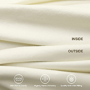 CRZ YOGA Men's Cargo Joggers Pants - 29" Cotton Lightweight Casual Lounge Athletic Workout Sweatpants with Pockets White Apricot X-Large