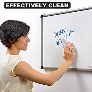 Magnetic Whiteboard Eraser, Dry Erase Eraser, Magnetic Erasers for Whiteboard, Glass Whiteboard Eraser, Double Sided Magnetic(Silver)