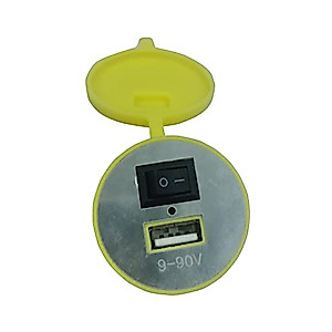 BUBQD DC Small Hand Crank Generator 10W USB 5V 2A Charger Mini DIY Permanent Magnet Motor for Outdoor Mobile Phone Power Bank Battery Charging with USB Plug