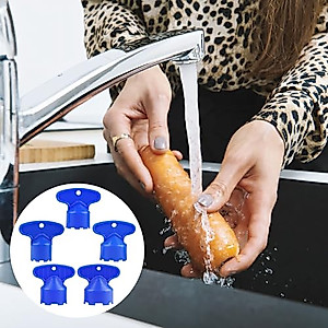 Notoke 5 PCS Faucet Aerator Removal Tools Faucet Wrench with 5 Sizes M16.5, M18.5, M21.5, M22.5, M24, Recessed Faucet Cache Aerator Key Sink Aerator Wrenches for Kitchen Bathroom Sink Faucet Aerator