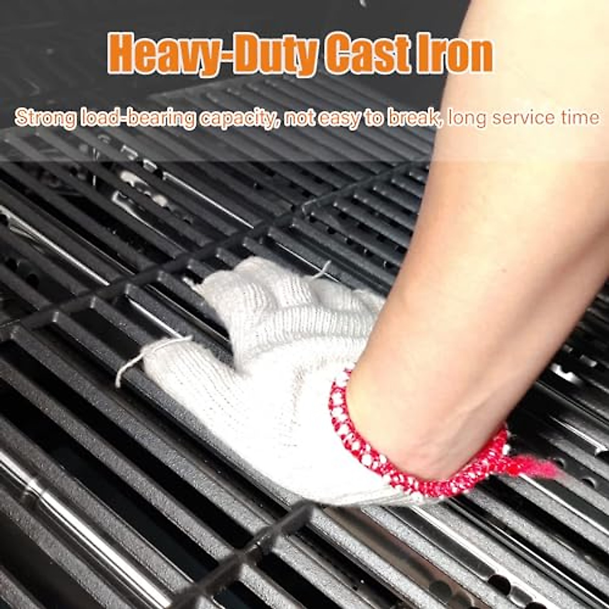 Grill Grates 18 Inch for Charbroil Performance 463376519 463376319 463375619 463376419, Grill Grates Replacement for Char-Broil 466347019 463375719 463332719 463377319, G470-0003-W1 G470-0002-W1