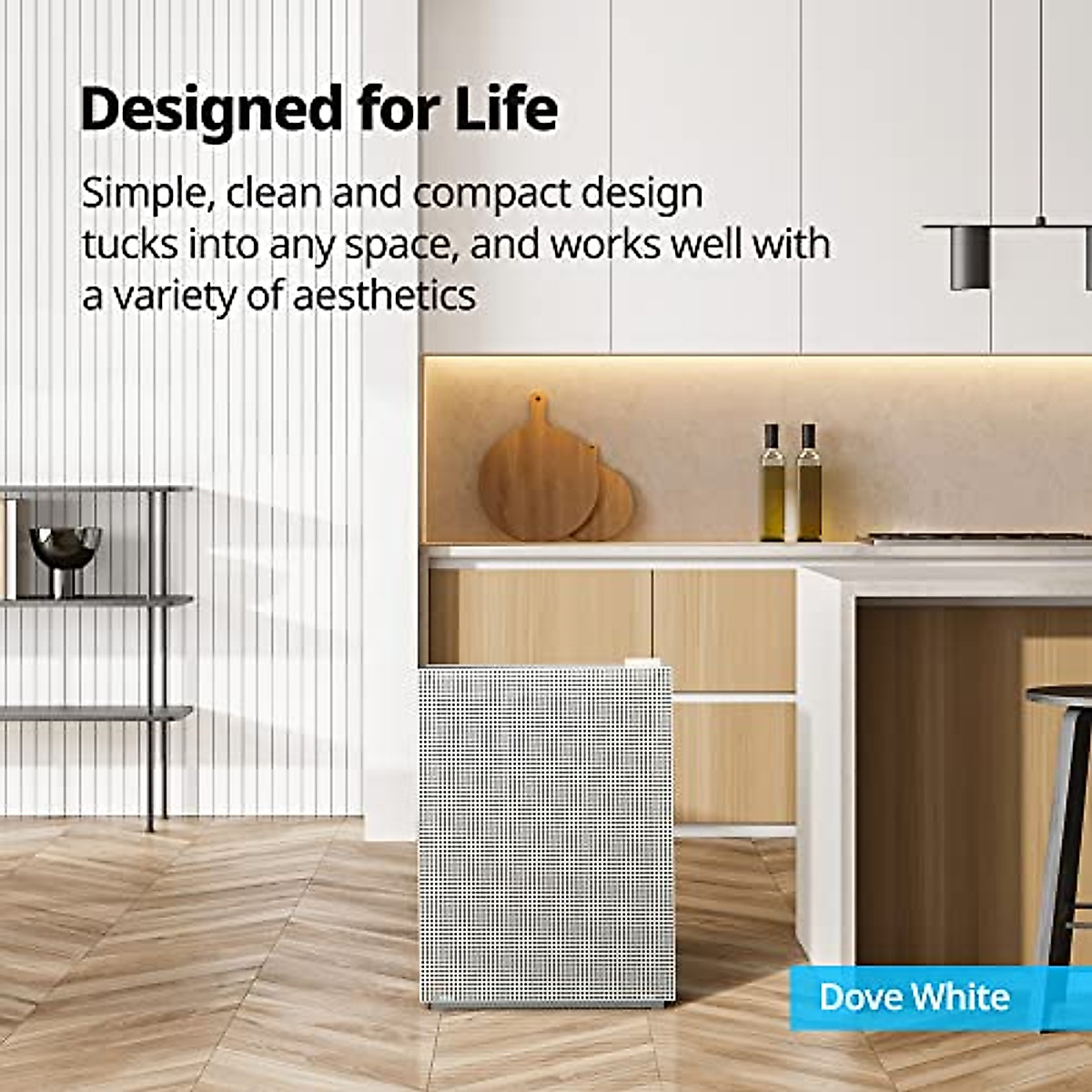 Coway Airmega 230 True HEPA Air Purifier with Air Quality Monitoring, Auto, and Filter Indicator, Dove White