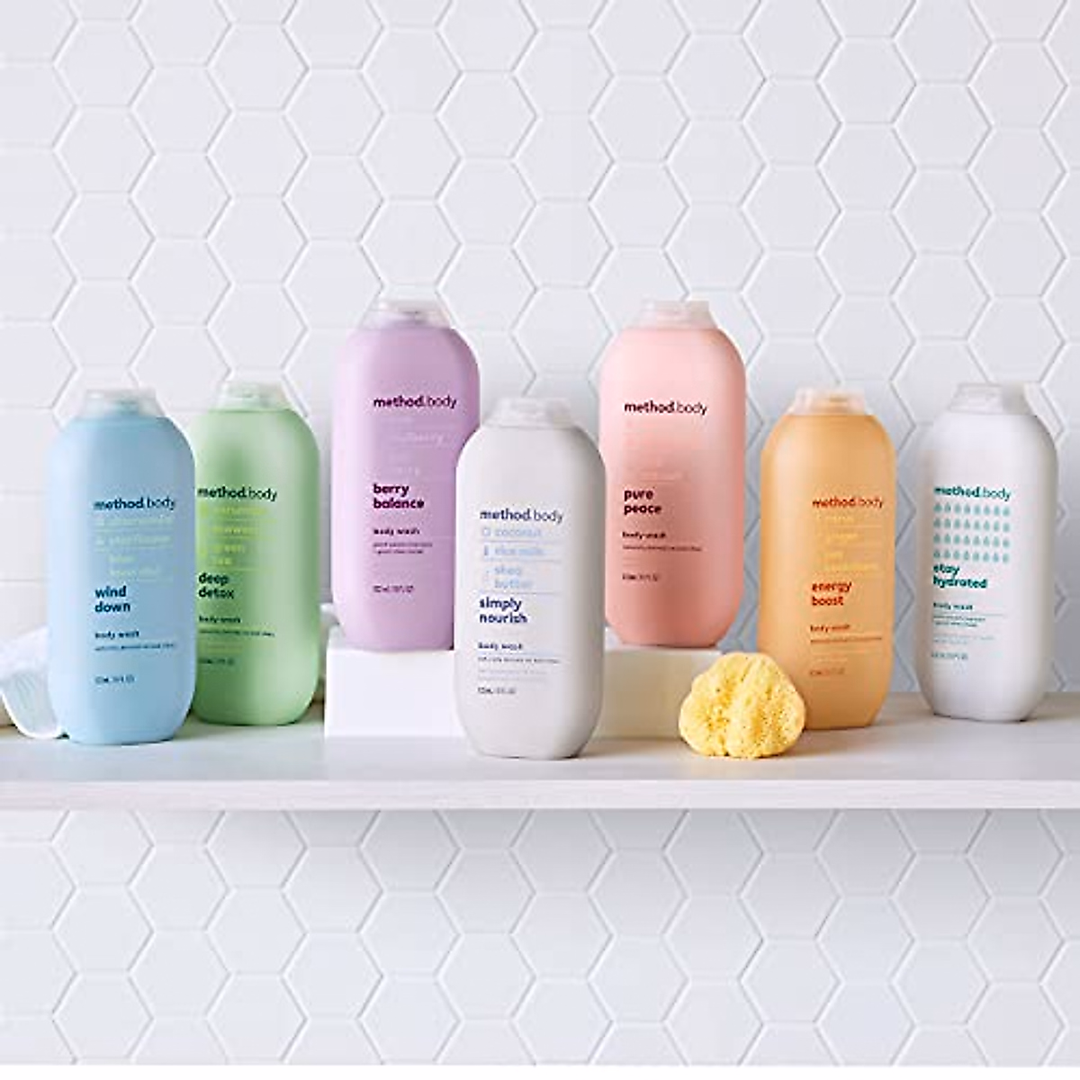 Method Body Wash, Pure Peace, Paraben and Phthalate Free, 18 oz (Pack of 1)