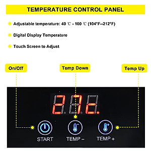 YMJOINMX Roll Top Chef Chafing Dish Buffet Set 2 Pans Food Warmer Buffet Servers and Warmers Digital Display Temperature Warming Tray Bain Marie Food Warmer for Parties Commercial Food Steam Table