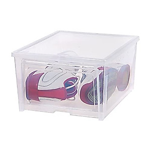 IRIS USA EA-MS IRIS Easy Access Men's Shoes, Wide, Clear