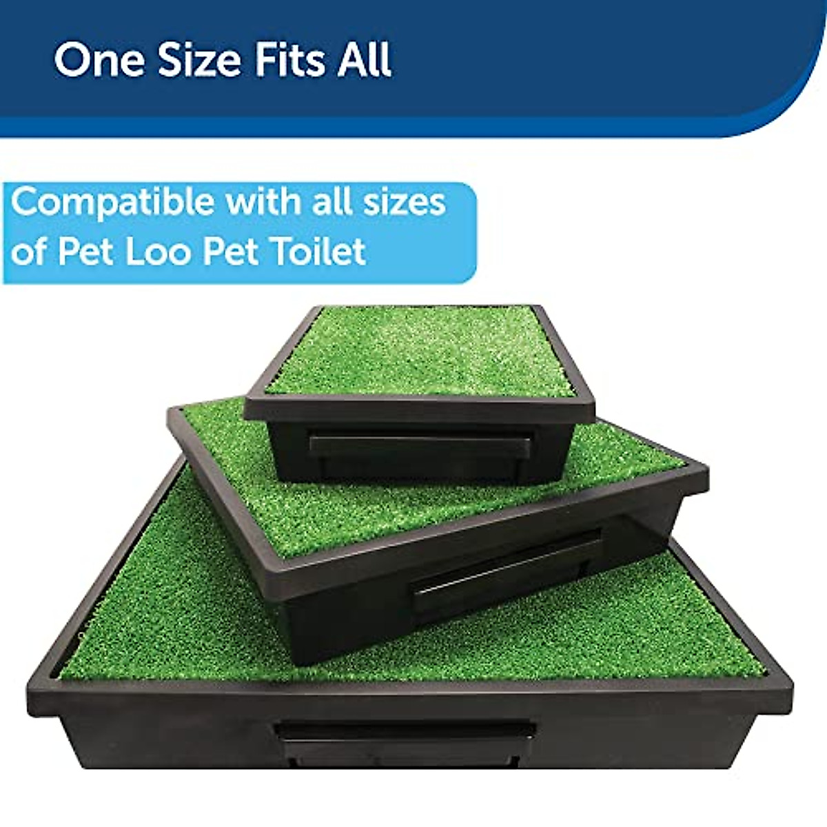 PetSafe Pet Loo Pee-Pod - Compatible with the PetSafe Pet Loo Portable Dog Potty System - Easy to Clean Up Urine Disposal Kit - Includes 7 Pee-Pod Trays and 1 Bottle of Wee Sponge Powder