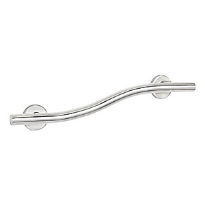 Seachrome 24 inch Bathroom Wave Grab Bar Satin Finish