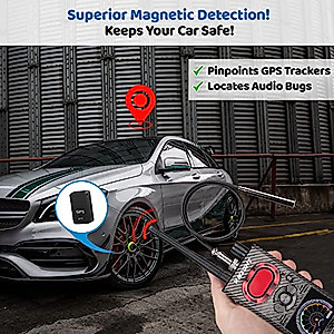 Knight 5-in-1 Hidden Devices Detector & Hidden Camera Detectors GPS, RF Detector & Bug Detector | Anti Spy Detector Hidden Camera Finder GPS Radio Frequency Detector de camaras y microfonos ocultos