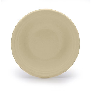 Tellus Products, Eco-Friendly (125-Count) 12 Oz Disposable Bowls - Compostable, Durable Tableware - Grown & Made in the USA - No PFAS Added (Natural Color)