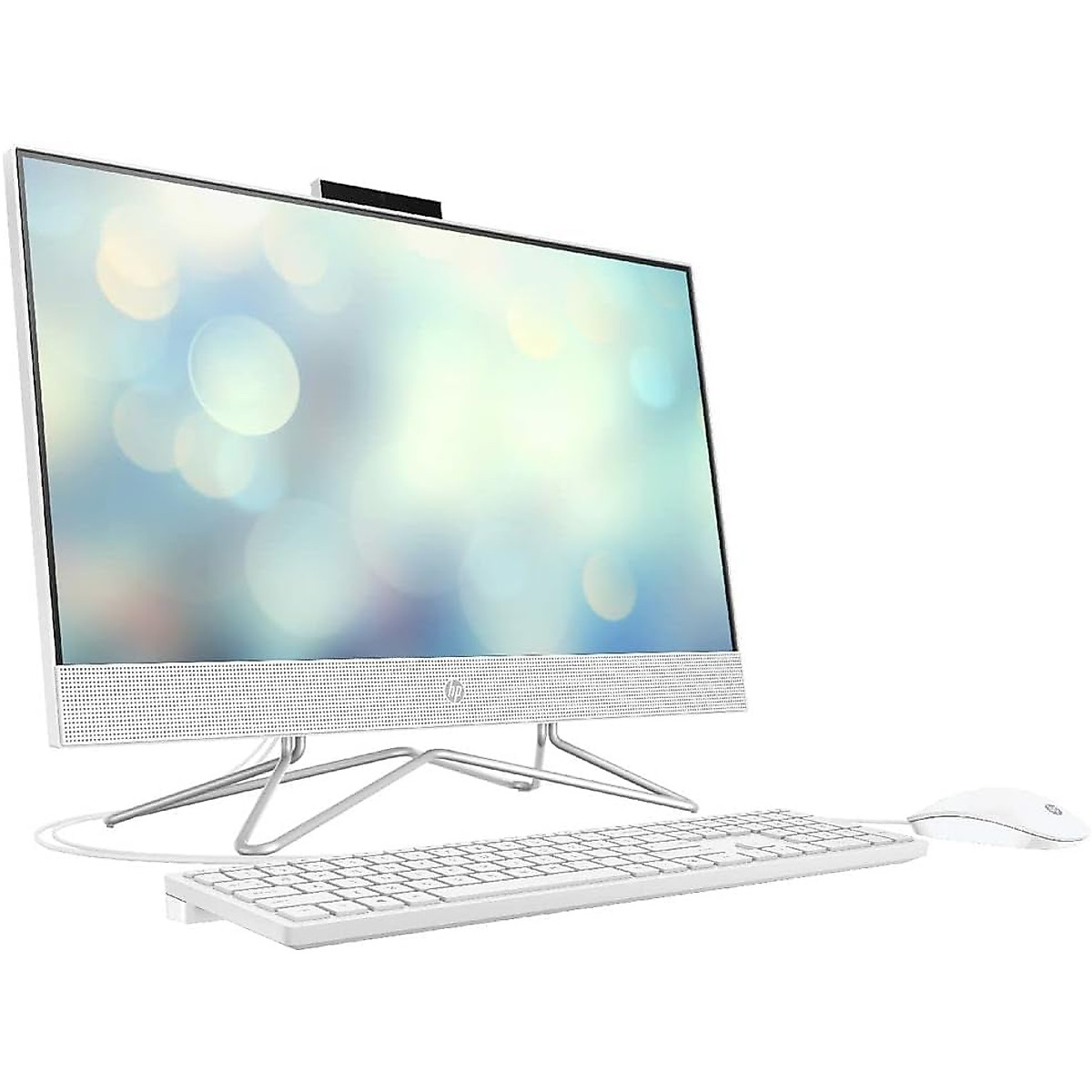 HP 2023 21.5 inch AIO Desktop, Intel Celeron J4025 Processor, Intel UHD Graphics 600, 12 GB RAM, 512 GB SSD, Windows 11 Home, Snow White, Z&O Accessories