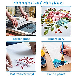 Yuroochii 12 Pack Canvas Tote Bag Reusable Grocery Bags 14.2x11.8 Inch Sublimation Polyester Screen Printing Blank Canvas Tote Bag Durable Bag for Creative DIY Gift, Crafting and Embroidering