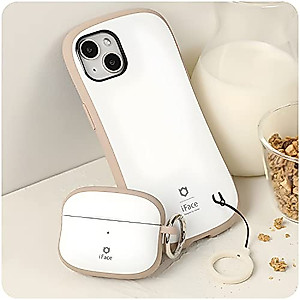 iFace First Class for AirPods Pro – Cute Shockproof Hybrid Dual Layer [Hard Cover + Bumper] Keychain Protective Case [Drop Tested] – Milk