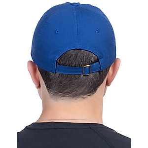 Ann Arbor T-shirt Co. Coach | Royal Blue Coaching Baseball Hat, Men & Women Team Cap - (Royal, DadHat)