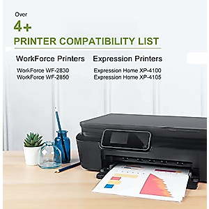 HOINKLO Remanufactured 202XL Black Ink Cartridge Replacement for Epson 212 T212 T212XL for Expression Home XP-4100 XP-4105 Workforce WF-2830 WF-2850 Printer (2 Black, New Chip)