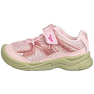 OshKosh B'Gosh Girls Dyana Bump Toe Sneaker, Light Pink, 4 Toddler
