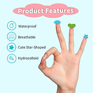 ANAI RUI Pimple Patches Hydrocolloid Acne Stickers with Tea Tree Oil + Salicylic Acid, Cover Dot for Acne Blemish, Draw out Oil & Impurities, 108 Dots, 12mm & 8mm