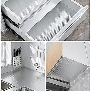 Kitchen Stickers，Kitchen Backsplash Wallpaper ，Waterproof Sticker for cabinets and cooktops(15.75*118.11 Inch)