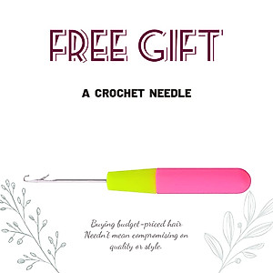 Niseyo 6 Packs Butterfly Locs Crochet Hair 12 Inch Pre Looped Natural Black Distressed Locs Crochet Braids (1B)