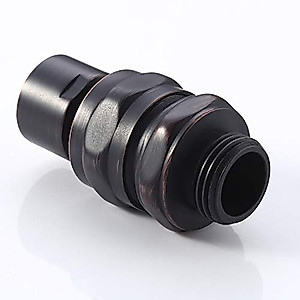 WINWISH Miyili Shower Connector Swivel Ball Adapter, Brass Ball Joint Showerhead Shower Arm Extension Oil Rubbed Bronze, Z200R