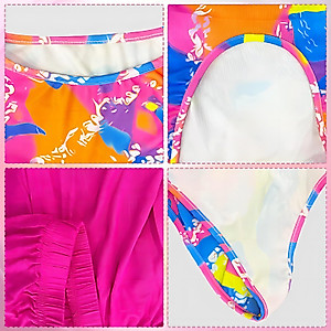 Girls 80s Workout Costume Margot Robbie Movie Cosplay Outfit Halloween Dress Up (Pink, 130)