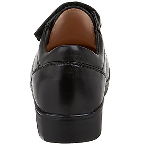 Apex Women's Conform Double Strap Sneaker, Black, 4.5 Extra Wide US