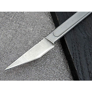 Ccanku C1104 Fixed Blade Knife D2 Blade+Stainless Steel Handle Fixed Blade Knife for Hunting, Survival, Camping Outdoor Utility Knife with K Sheath …