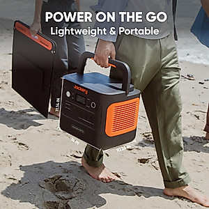 Jackery 1000 Plus Solar Generator, 1264Wh Portable Power Station with 2xSolarSaga 100W Solar Panels, 2000W Output Expandable Home Backup Power for Off-grid Living, Outdoor Camping and Exploration