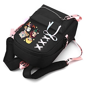 Marketair Anime Backpack School Backpack Laptop Bag Large Casual Daypack BookBag Cosplay Backpack For Girls