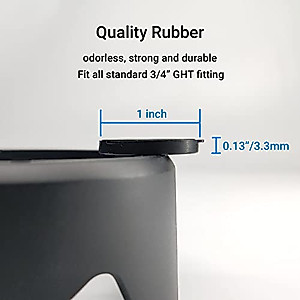 ECOESPTI 40 Pack Garden Hose Washers Rubber Washers, Thick Garden Hose Gasket Fit for All Standard 3/4" Garden Hose and Water Faucet Fittings