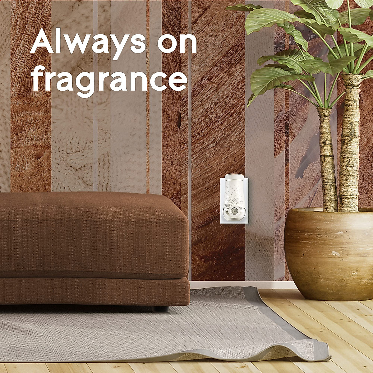 Glade PlugIns Refills Air Freshener, Scented and Essential Oils for Home and Bathroom, Cashmere Woods, 3.35 Fl Oz, 5 Count