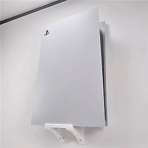 3D Cabin PS5 Wall Mount Wall Bracket Holder Stand for Play Station 5 Digital White Right