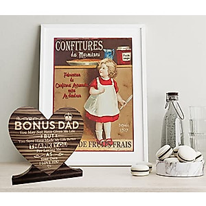 Stepdad Gift Wood Sign, Stepdad Gift for Birthday, Gift Wood Plaque Heart, Unique Gift Idea for Bonus Dad, Heart Wood Sign, Bonus Dad Plaque, Meaningful Gifts for Stepdad, Father's Day, Christmas