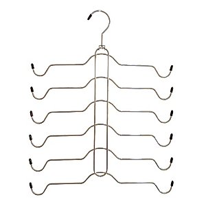 GXLQIJU Tank Top Hangers Space Saving Hangers 360° Rotating Hook,Closet Organizer for Bras,Tank Tops,Cami,Belts,Ties,Bathing Suits, Swimwear (Silver, 1 Pack)