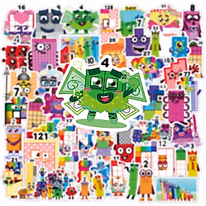 52pcs Animated TV Series Cartoon Deacls Stickers Pack | Anime PVC Waterproof Sticker for Adults Water Bottle Skateboard Scrapbook