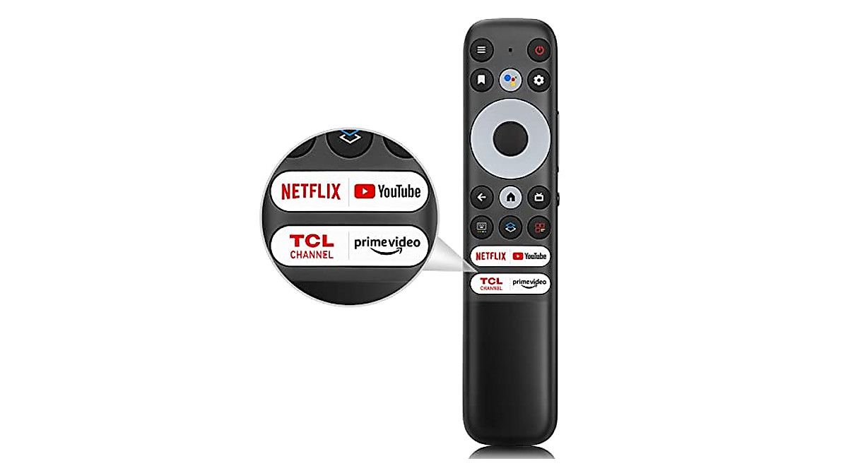 RC902N FMR1 Remote for TCL TV - Voice Control Replacement