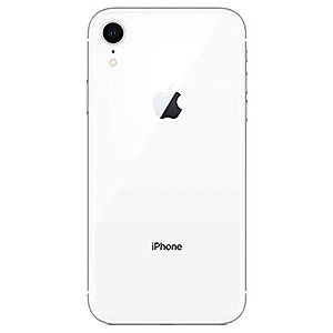 Apple iPhone XR (64GB, White) [Locked] + Carrier Subscription