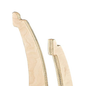 Handpan Stand for Seated Position, Baltic Birch Wood — MADE IN EUROPE — for Meditation, Sound Healing Therapy and Yoga, 2-YEAR WARRANTY