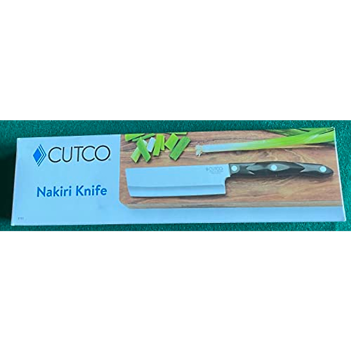 Cutco Nakiri Knife-This is THE knife for vegetable prep. Designed for clean slicing, chopping and dicing of fruits and vegetables