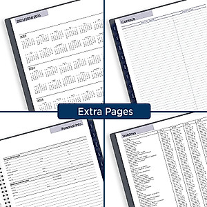 AT-A-GLANCE 2024 Monthly Planner, DayMinder, 8-1/2" x 11", Large, Gray (GC4700724)