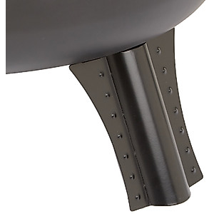 Amazon Basics 24 Inch Steel Round Lattice Fire Pit