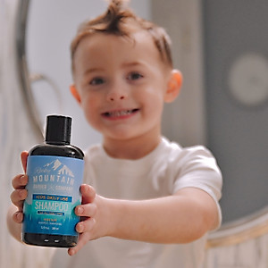 Rocky Mountain Barber Company Kids Shampoo for Boys with Light Citrus Scent - Gentle Cleansing - 12.5 oz