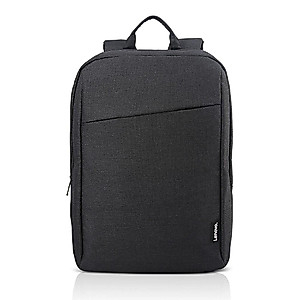 Lenovo Laptop Backpack B210, 15.6-Inch Laptop/Tablet, Durable, Water-Repellent, Lightweight, Clean Design, Sleek for Travel, Business Casual or College, GX40Q17225, Black Casual Backpack- Black