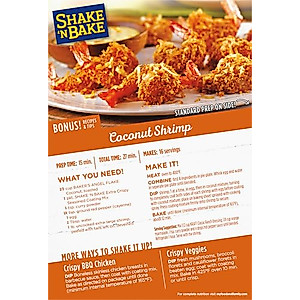 Shake 'N Bake Extra Crispy Seasoned Coating Mix (2 ct Packets)